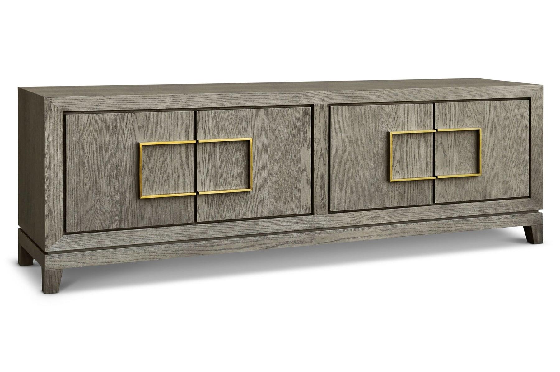 Berkeley Designs Lucca TV Media Unit In Grey/Taupe Oak – Esme Furnishings