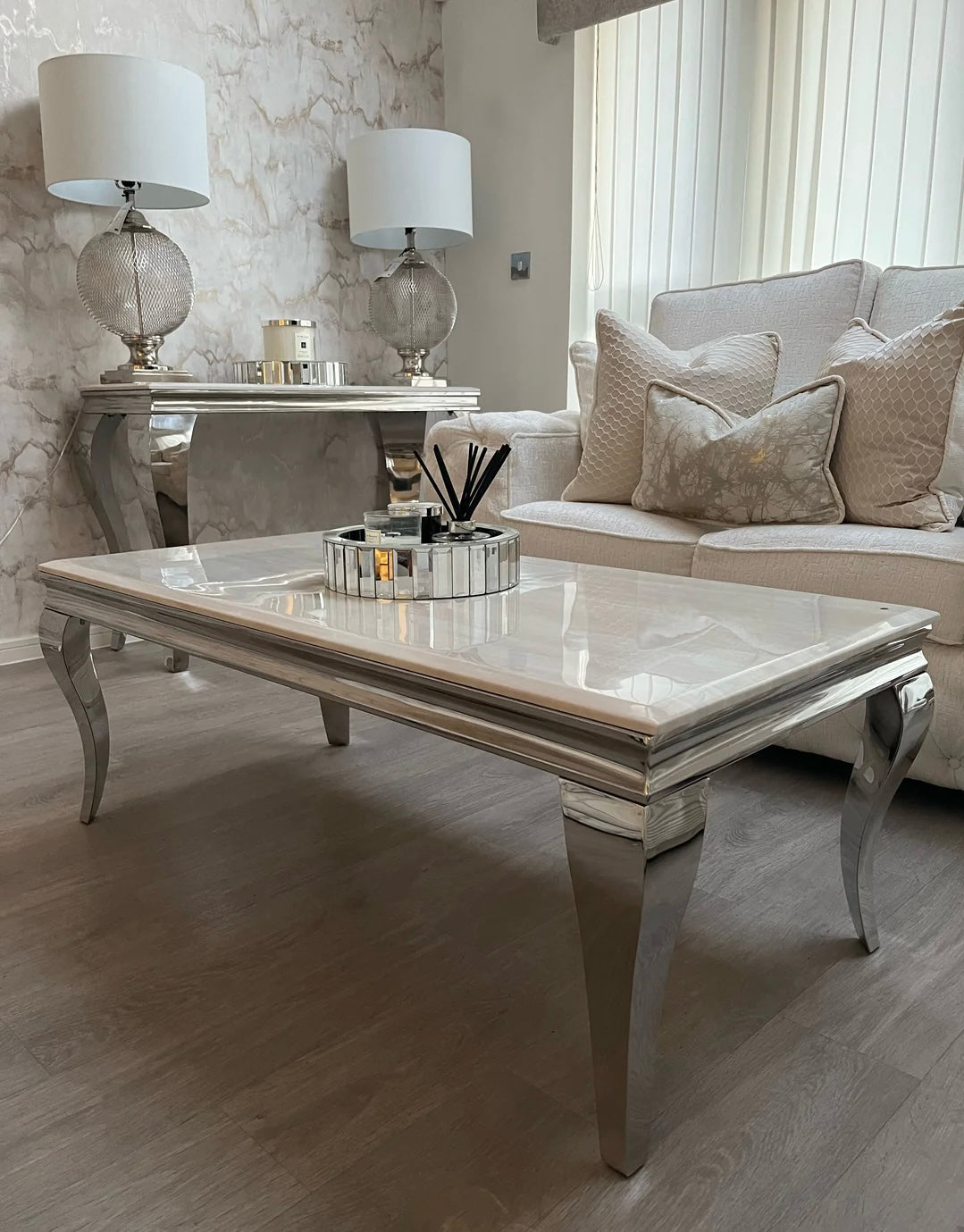 Louis Marble Coffee Table – Esme Furnishings
