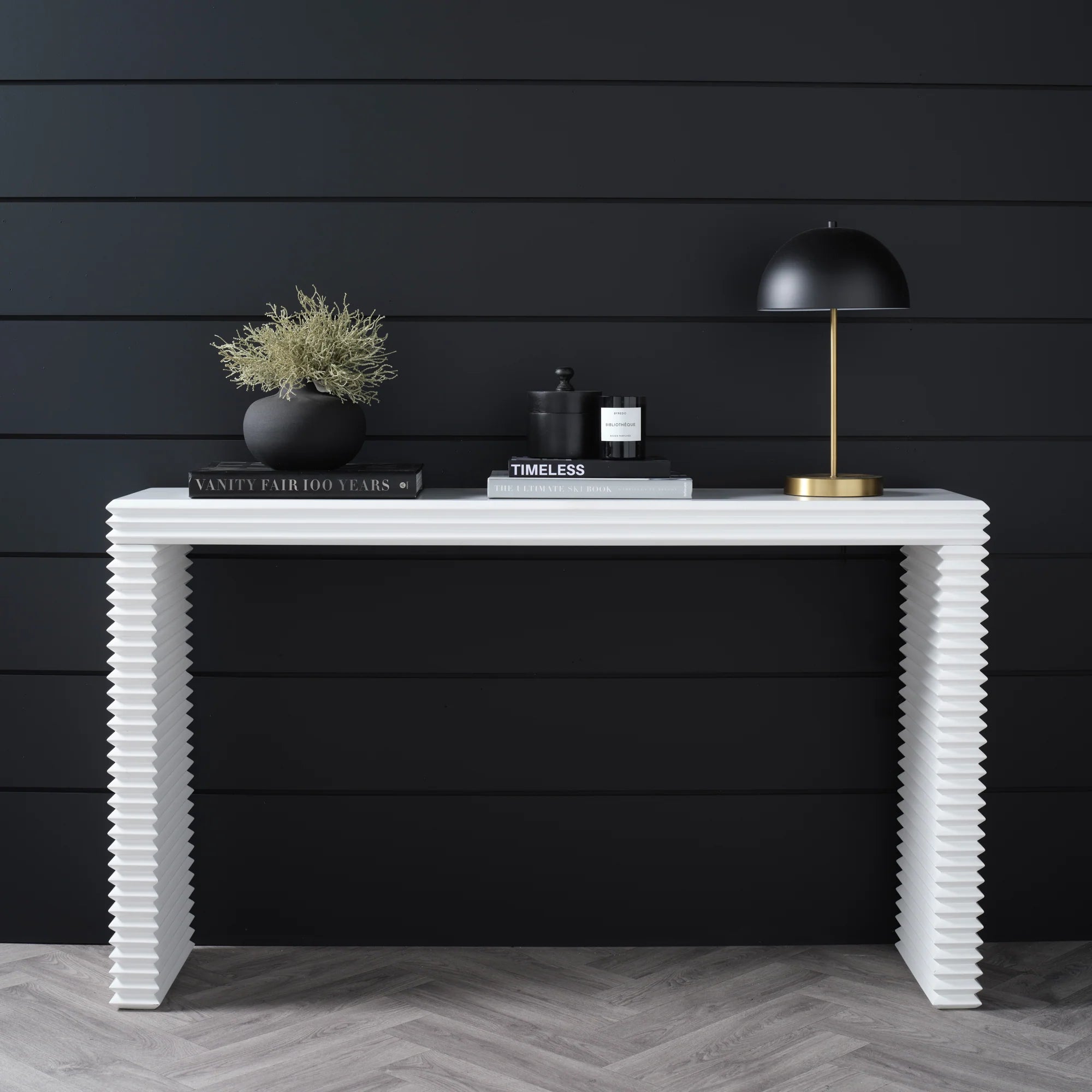 Manhattan Designs Zen White Console Table – Esme Furnishings