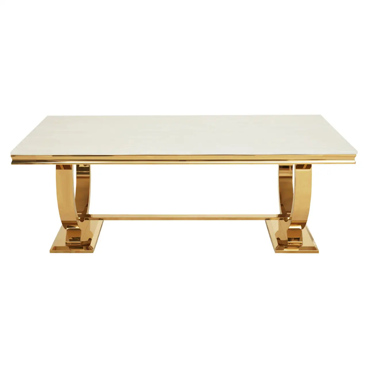 Arianna 180cm Marble & GOLD Legs Dining Table – Esme Furnishings